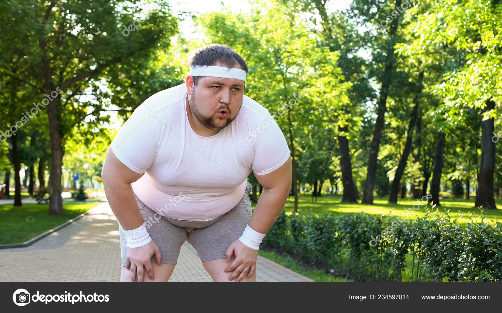 Chubby Person Running