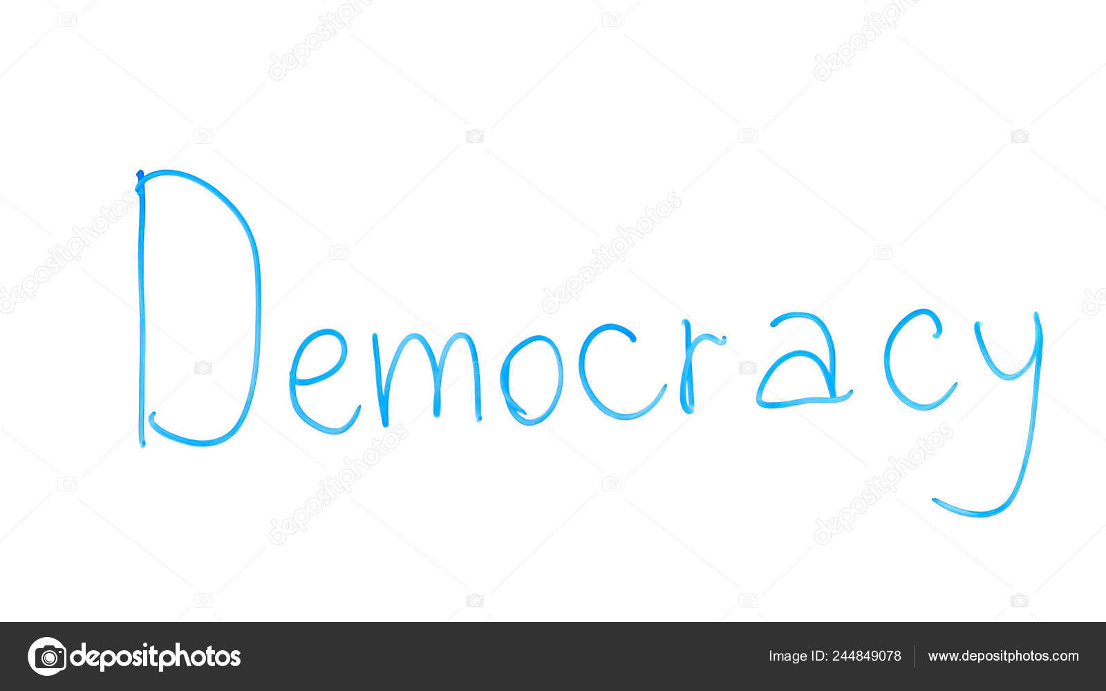 Democracy Word Art