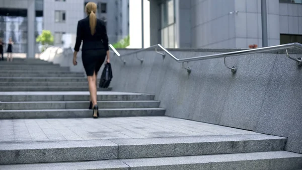 Career woman stairs Stock Photos, Royalty Free Career woman stairs ...