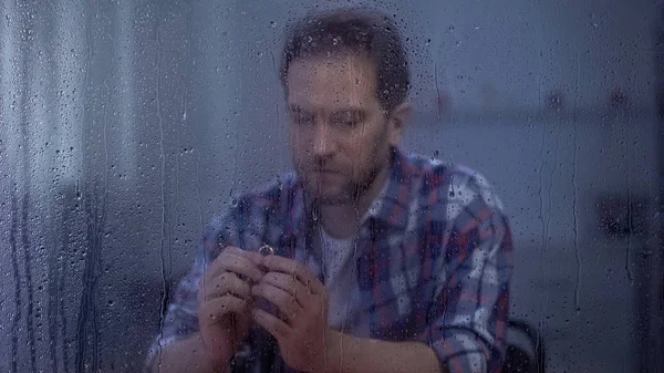 Man Crying In The Rain Gif
