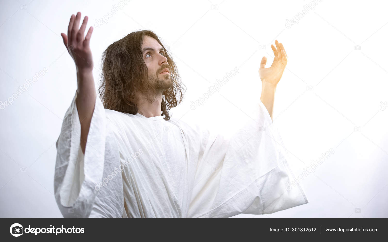 Raised Hands In Prayer