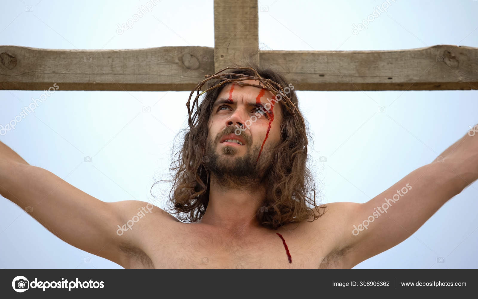 Pictures Of Jesus On The Cross Real