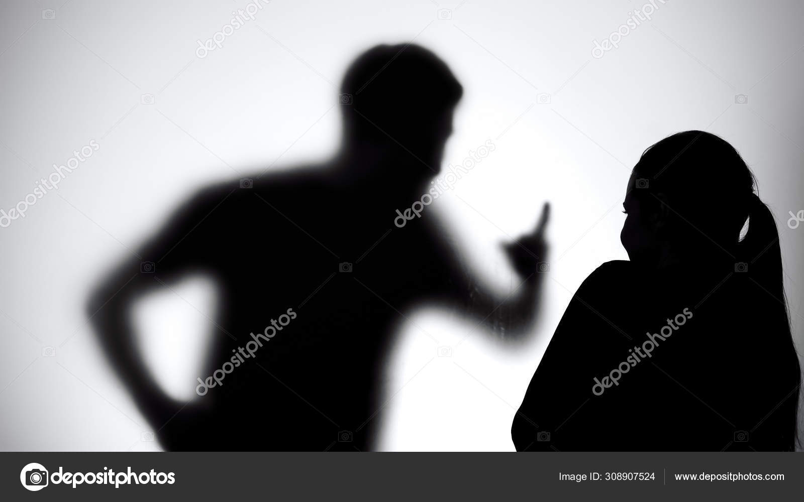 White Family Arguing