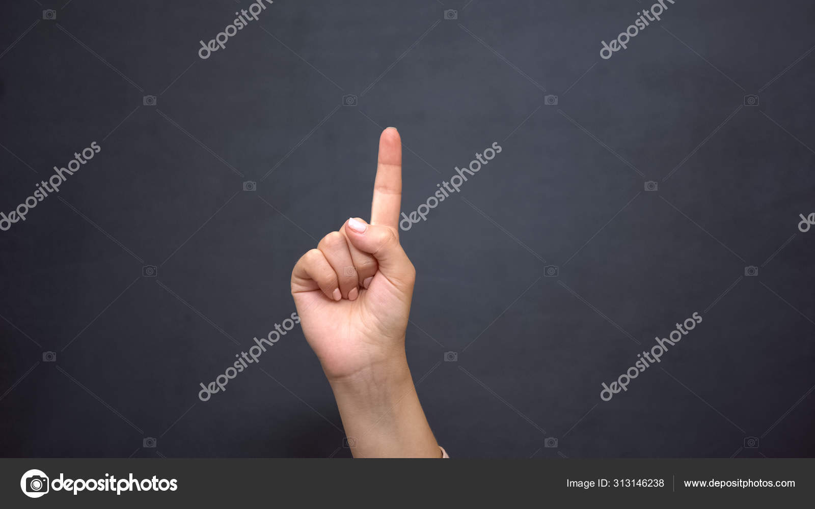 Hand Pointing Finger Gesturing Attention Announcement Ideas Advertise ...