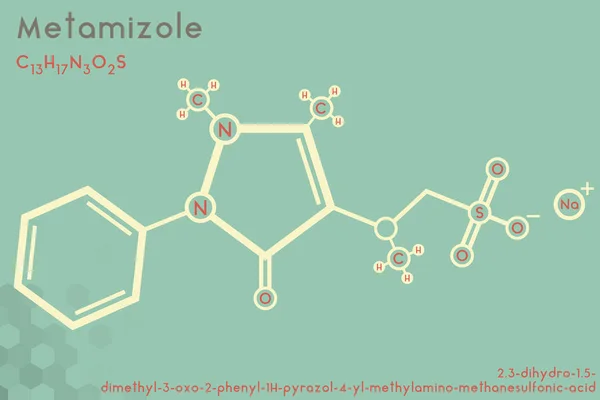Large Detailed Infographic Molecule Celecoxib Stock Vector Image by ...