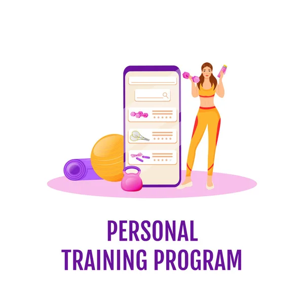 Female Personal Trainer Clipart