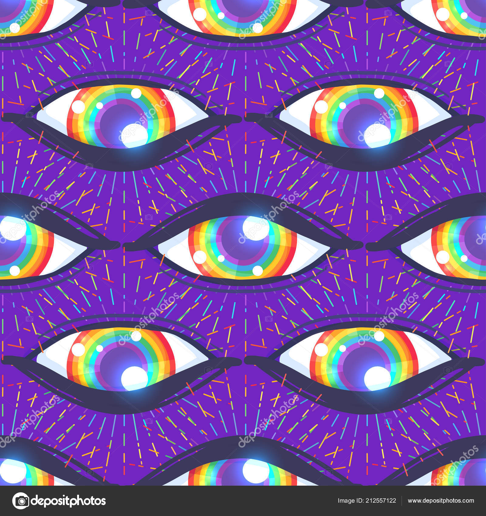 Colorful Eye Ball Wallpaper