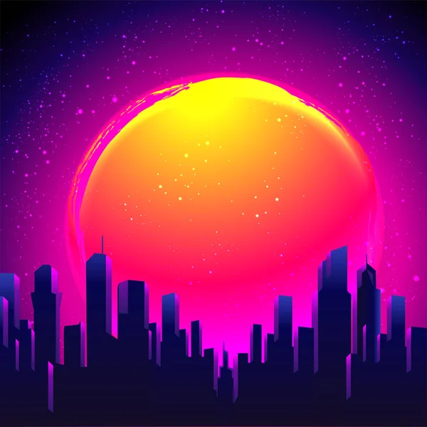 Synth wave Vector Art Stock Images | Depositphotos