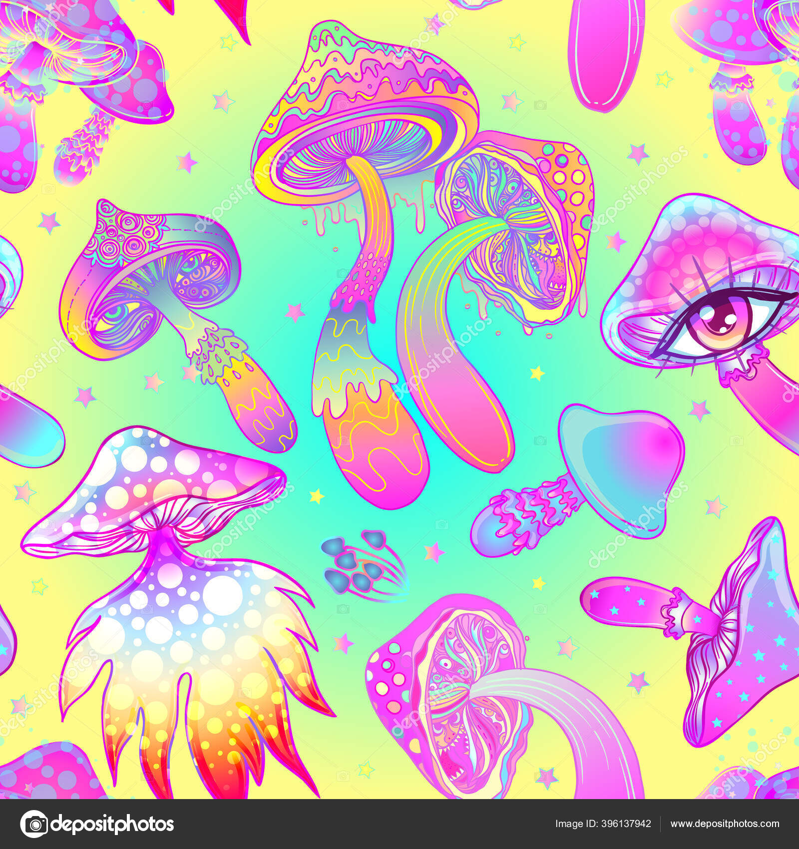 Psilocybin Art Wallpaper