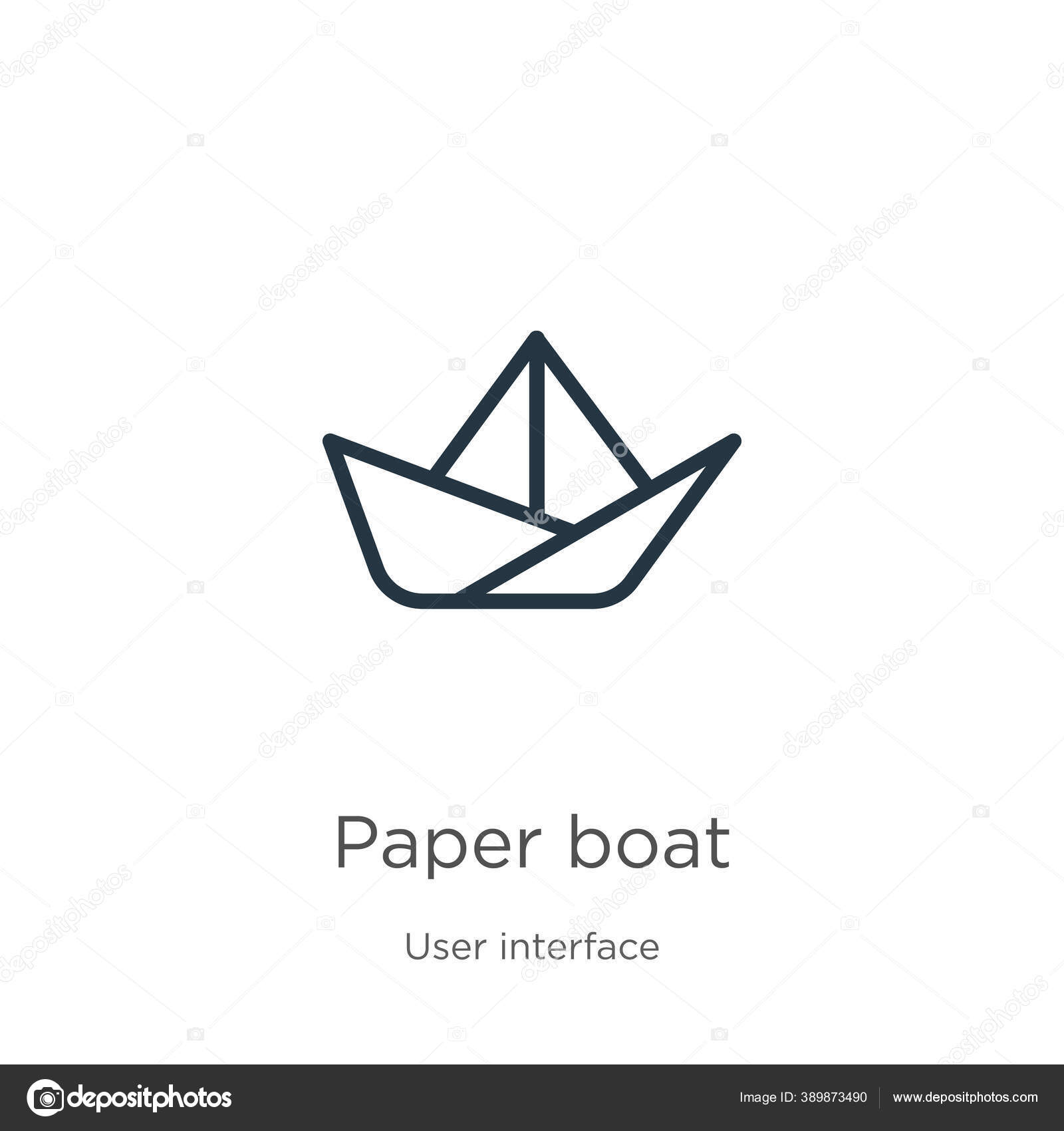 Papierboot Symbol