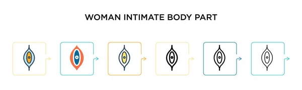 Mulher íntima parte do corpo Vector Art Stock Images | Depositphotos