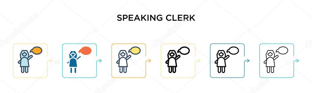 220 Speaking clerk Vector Images, Speaking clerk Illustrations | Depositphotos