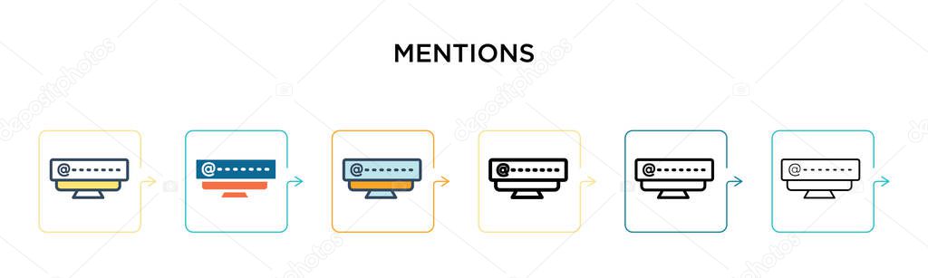 ᐈ Mentions stock icon, Royalty Free mentions vectors | download on ...