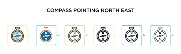 232 Compass pointing north east Vector Images, Compass pointing north ...