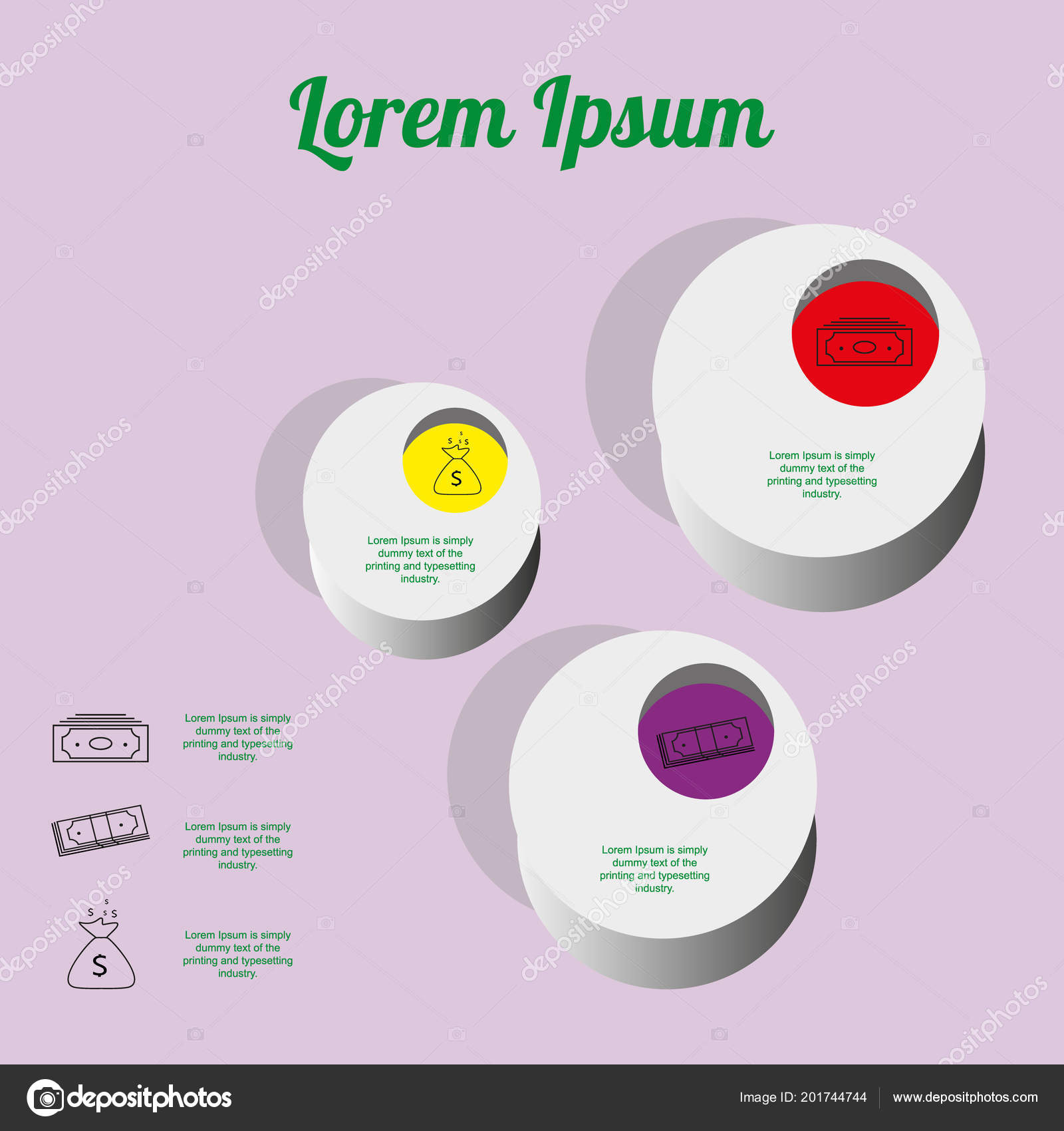 Infographic Text Figure Infographic Text Three Positions Entering Your ...