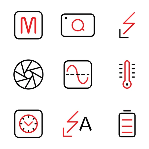 Different indicators collection Stock Vector Image by ©tovovan_ #9205455