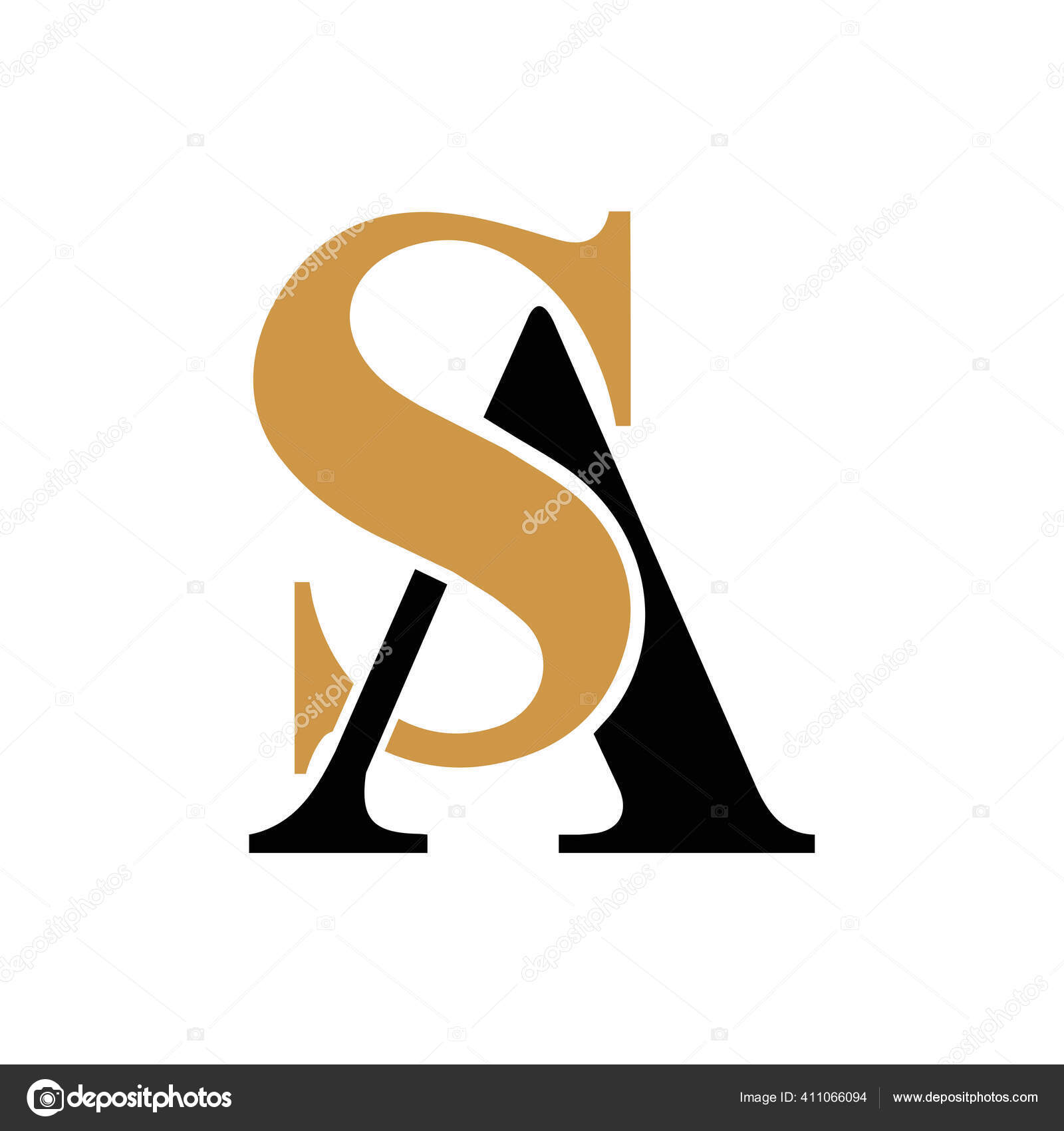 Initial Letter Logo Logo Vector Design Template Stock Vector by ...