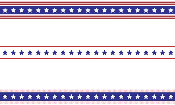 Stars And Stripes Border Black And White
