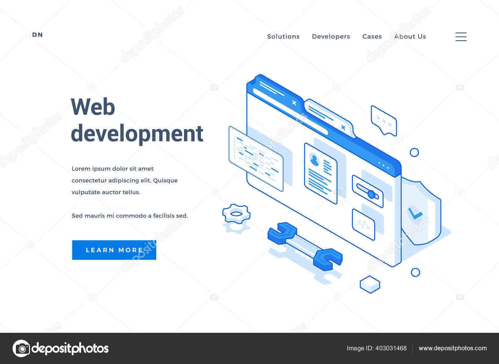 Web Development Banner Background
