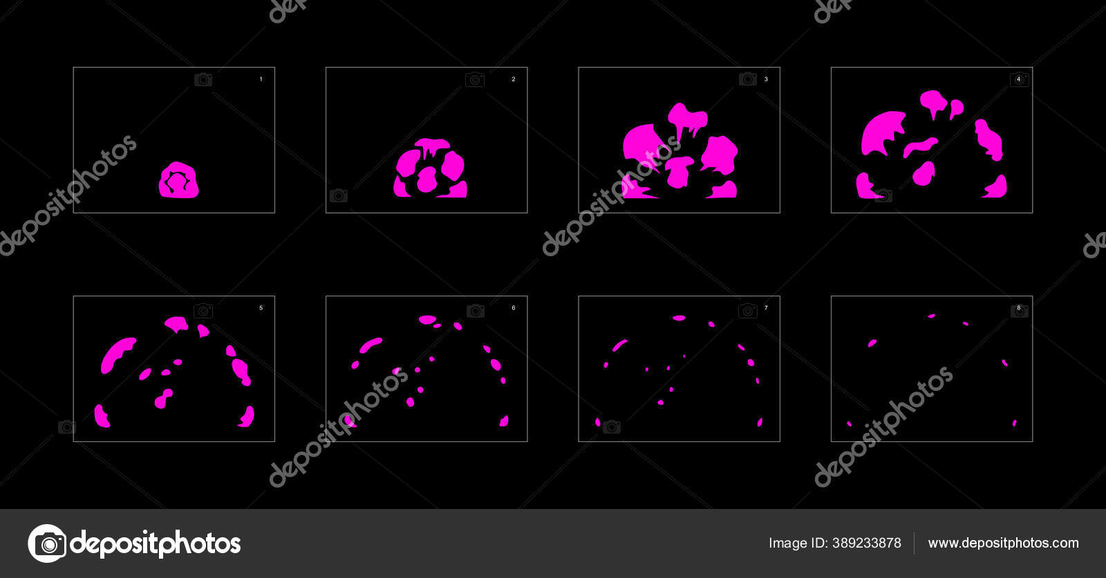 Poison Explosion Effect Explosion Animation Effect Animation Sprite ...