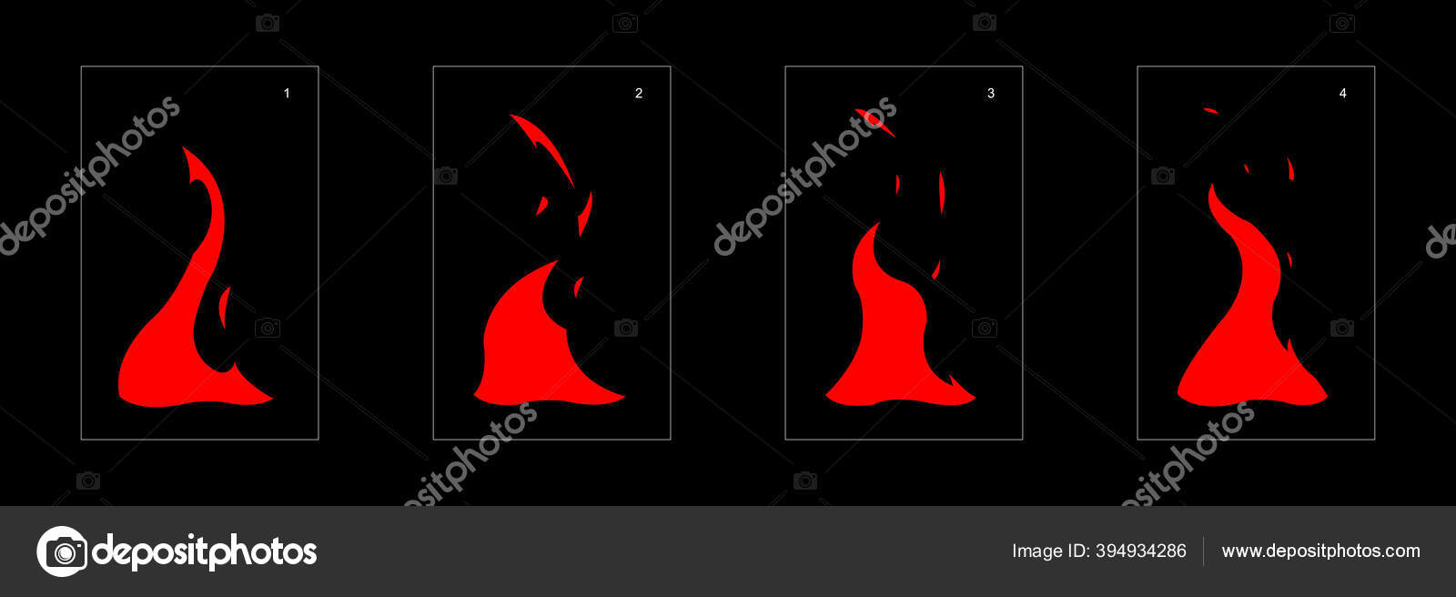 Efek Ledakan Kebakaran Efek Animasi Ledakan Animasi Sprite Untuk ...