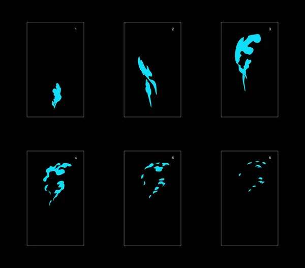 Efek Ledakan Air Efek Animasi Ledakan Animasi Sprite Untuk Permainan ...