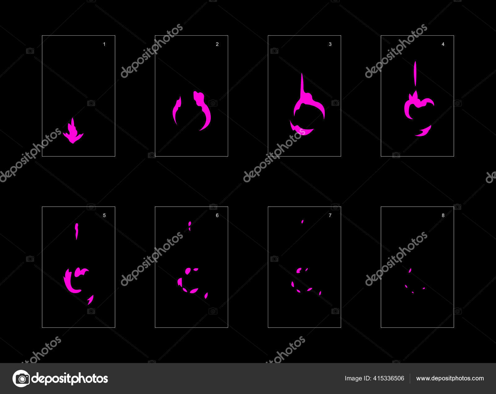 Smoke Effect Poison Smoke Animation Sprite Sheet Classic Poison Smoke ...