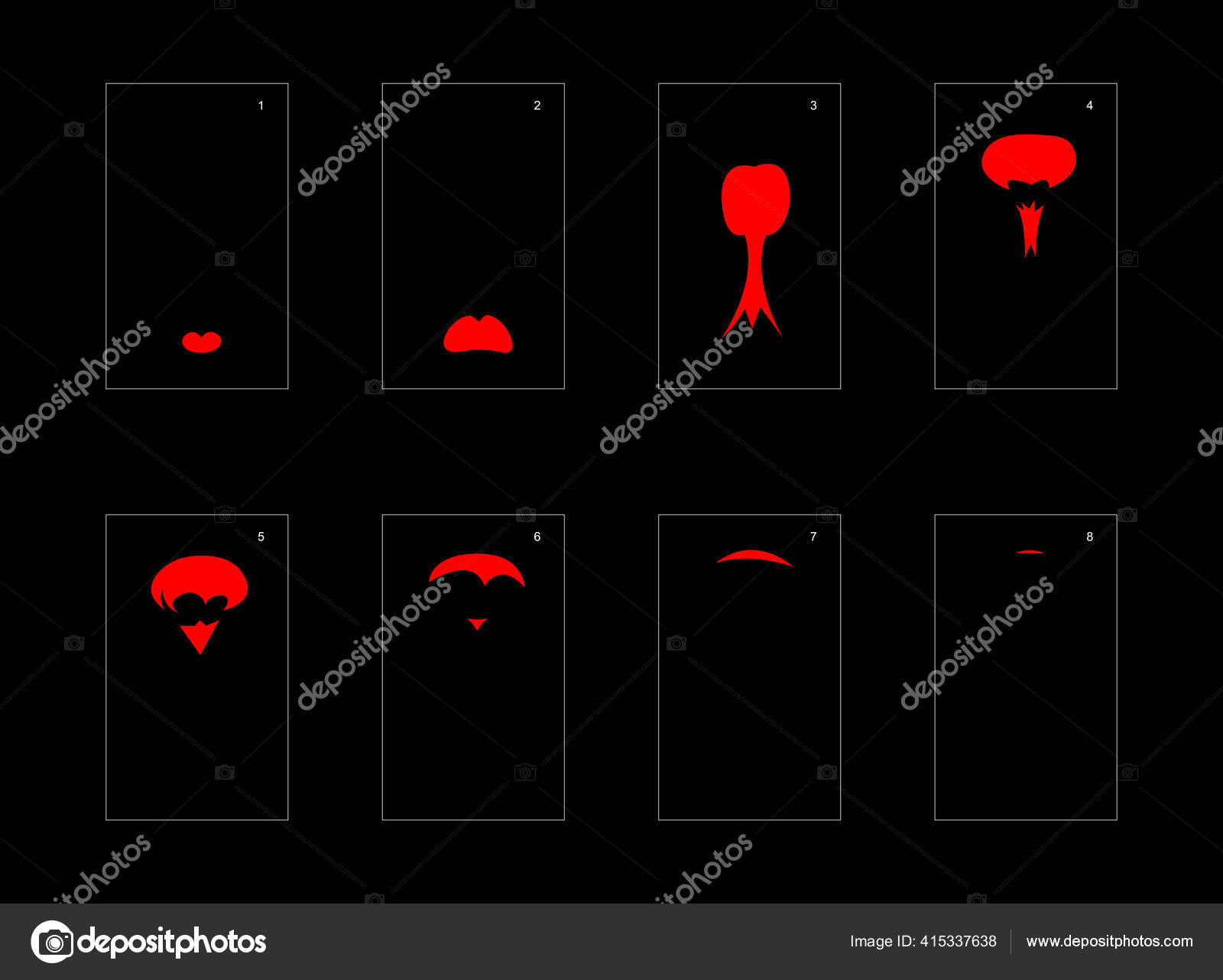 Efeito Fumo Fogo Fumaça Animação Folha Sprite Animação Efeito Fumaça ...