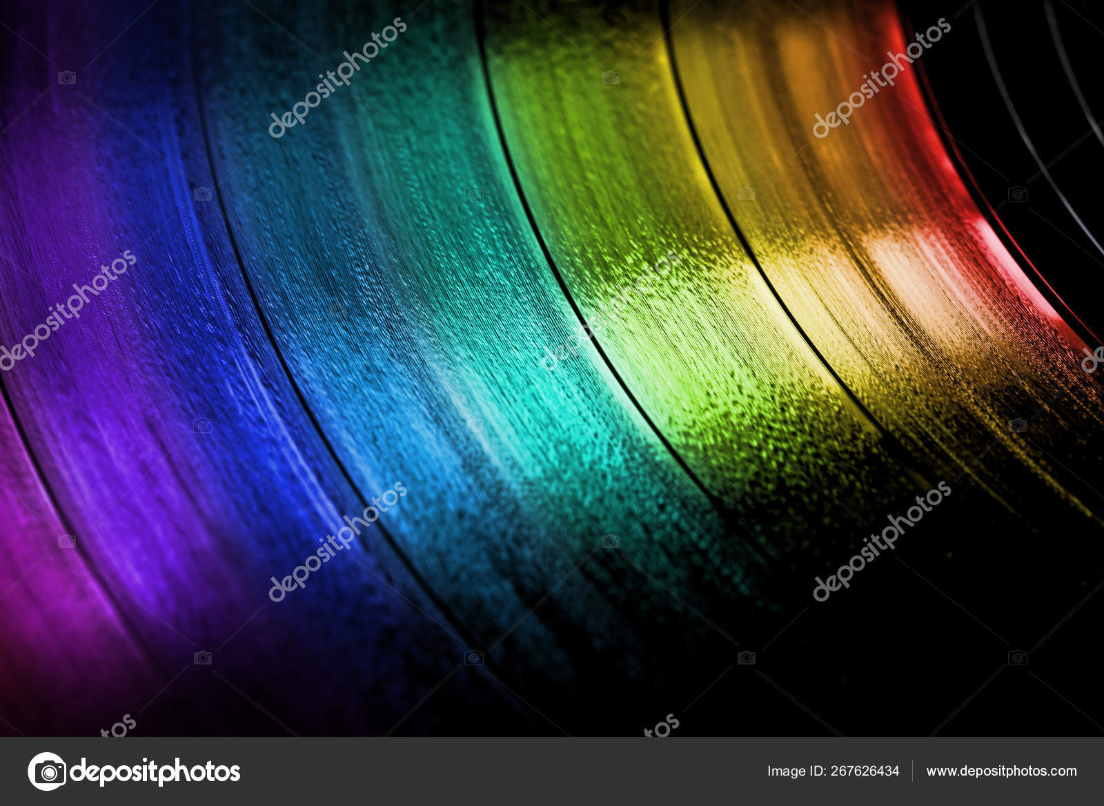 Colorful Vinyl Record Background — Stock Photo © fotoyou #267626434