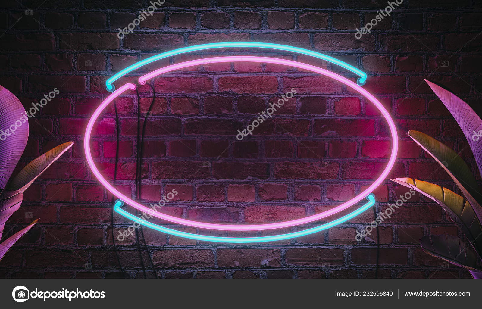 Glow Sign Board Background