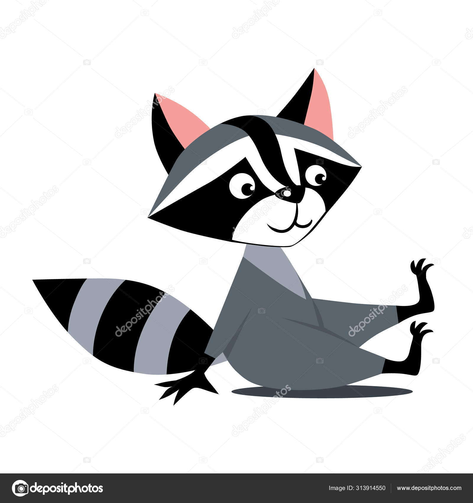 Cute Raccoon Anime