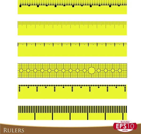 Vector Colorful Rulers Scale Centimeters Stock Vector Image by ...