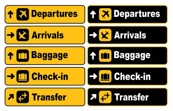 Llegadas salidas Vector Art Stock Images | Depositphotos