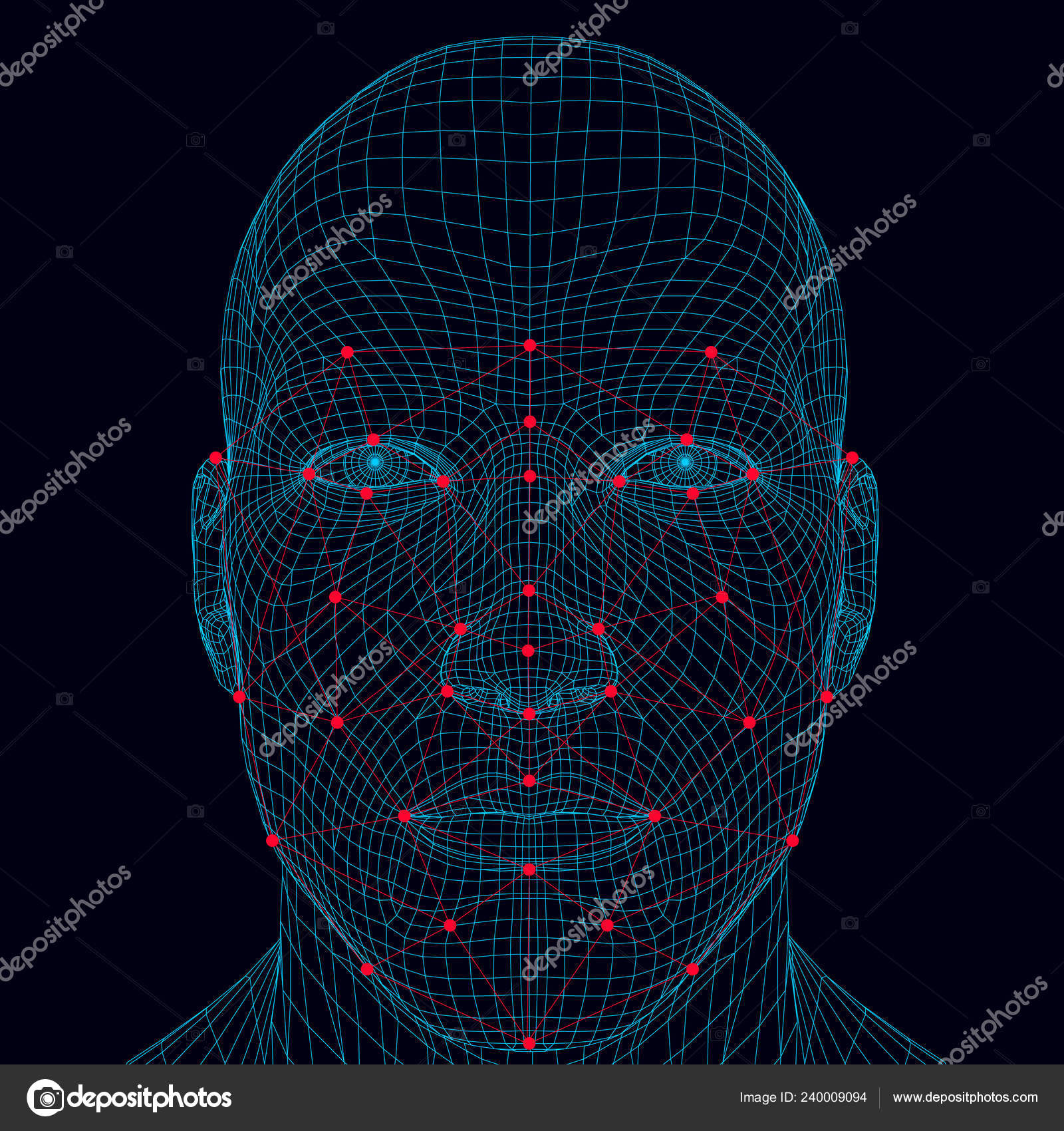 Wireframe Face