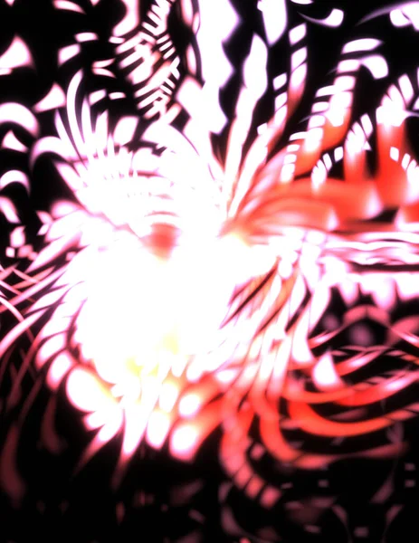 Light particle trails. Light explosion star with glowing particles and ...