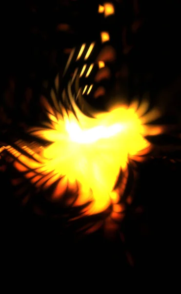 Light particle trails. Light explosion star with glowing particles and ...