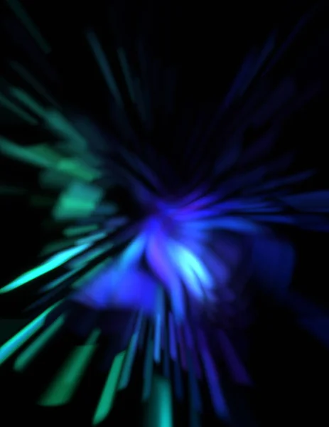 Light particle trails. Light explosion star with glowing particles and ...