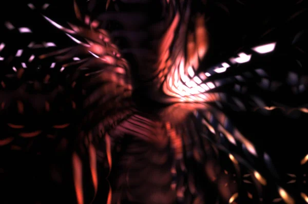 Light particle trails. Light explosion star with glowing particles and ...