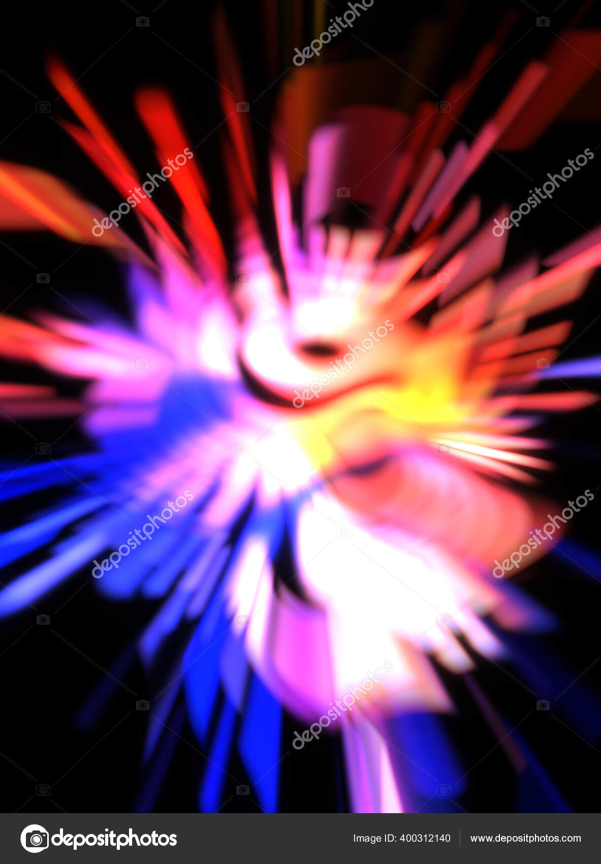 Light Particle Trails Light Explosion Star Glowing Particles Lines ...