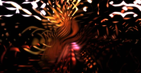 Light particle trails. Light explosion star with glowing particles and ...