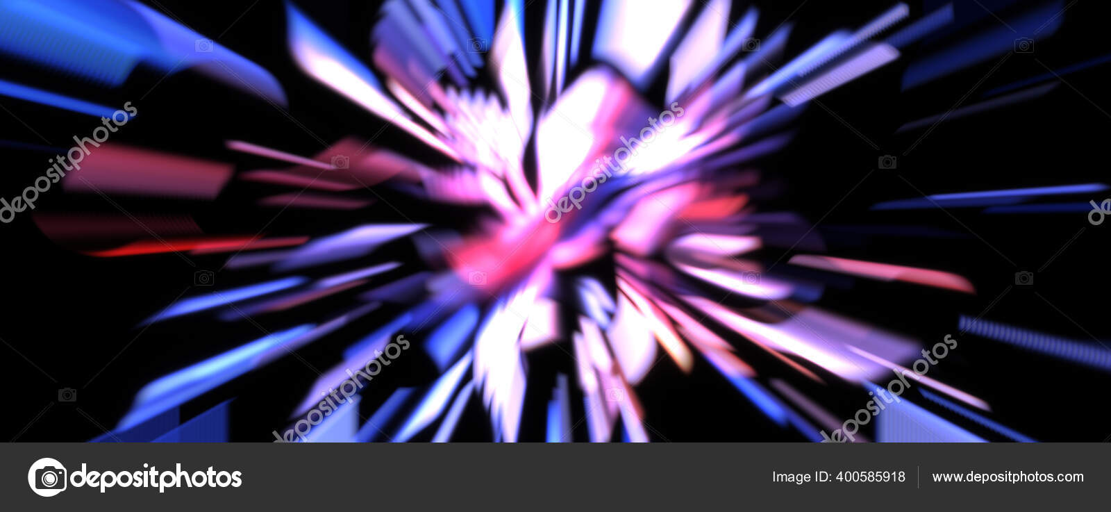 Light Particle Trails Light Explosion Star Glowing Particles Lines ...