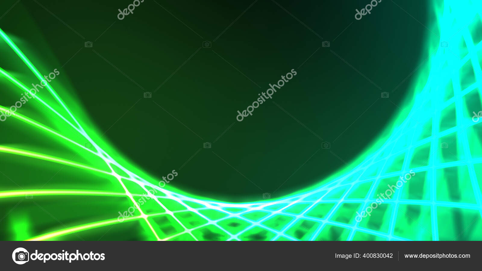 Neon Colorful Abstract Design Light Waves Digital Background Neon Light ...