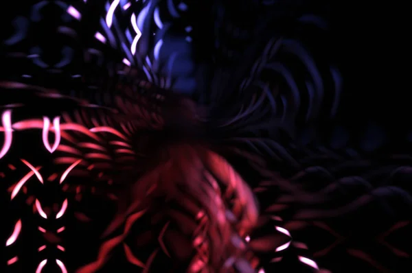 Light particle trails. Light explosion star with glowing particles and ...