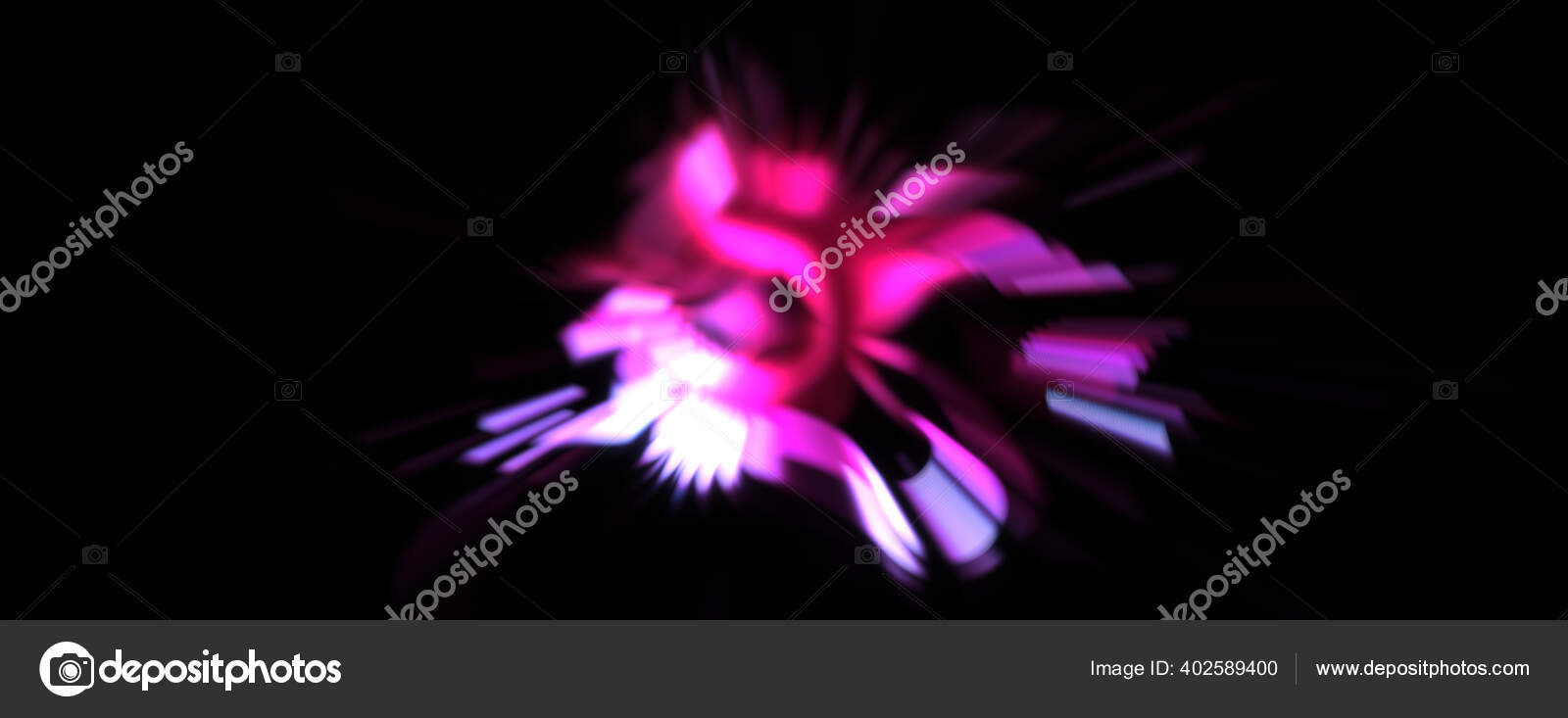 Light Particle Trails Light Explosion Star Glowing Particles Lines ...