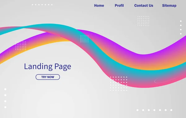 Trendy Abstract Liquid Background Your Landing Page Design Minimal ...