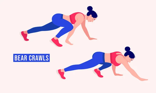 ᐈ Bear crawl cartoon stock vectors, Royalty Free bear crawl ...