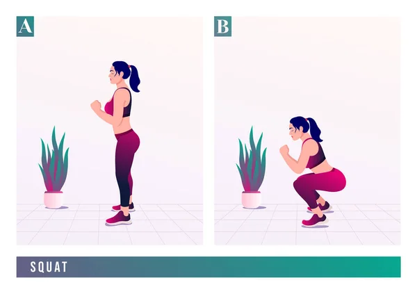 Squat poses Stock Photos, Royalty Free Squat poses Images | Depositphotos