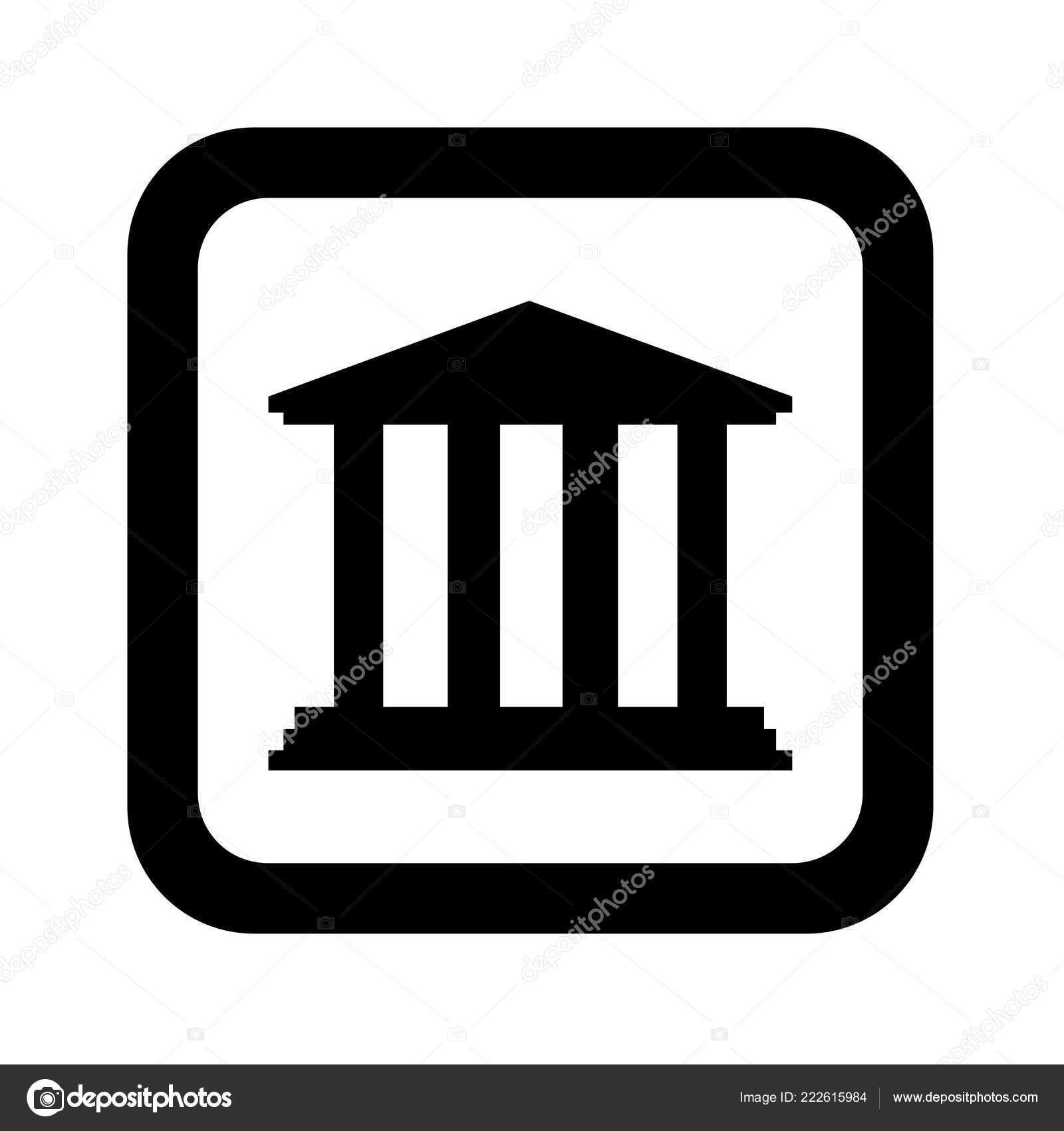 Courthouse Symbol Pictogram Illustration — Stock Photo © ricochet69 ...