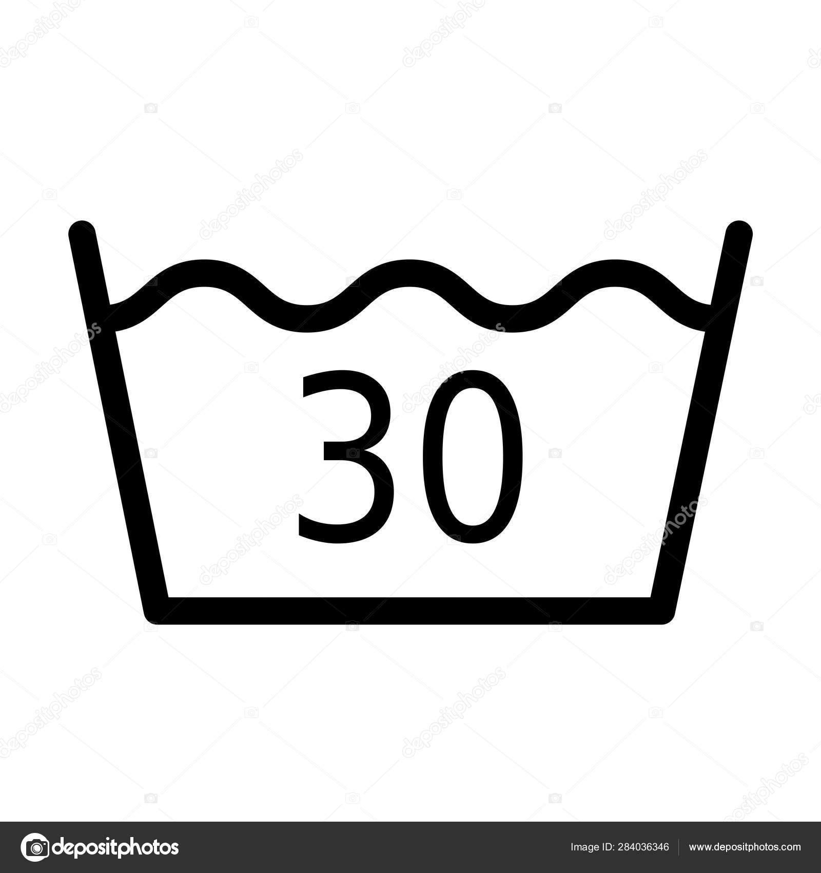 Wash Temperature Degrees Symbol Stock Photo by ©ricochet69 284036346