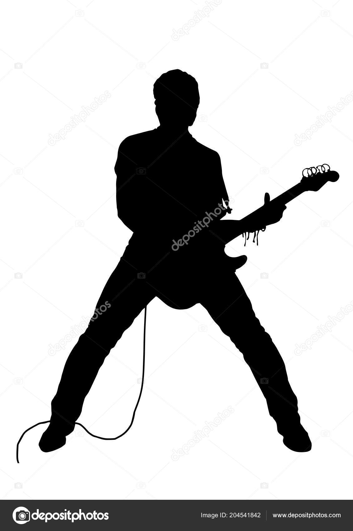 Electric Guitar Silhouette